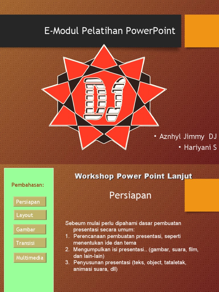 E-Modul Pelatihan PowerPoint | PDF