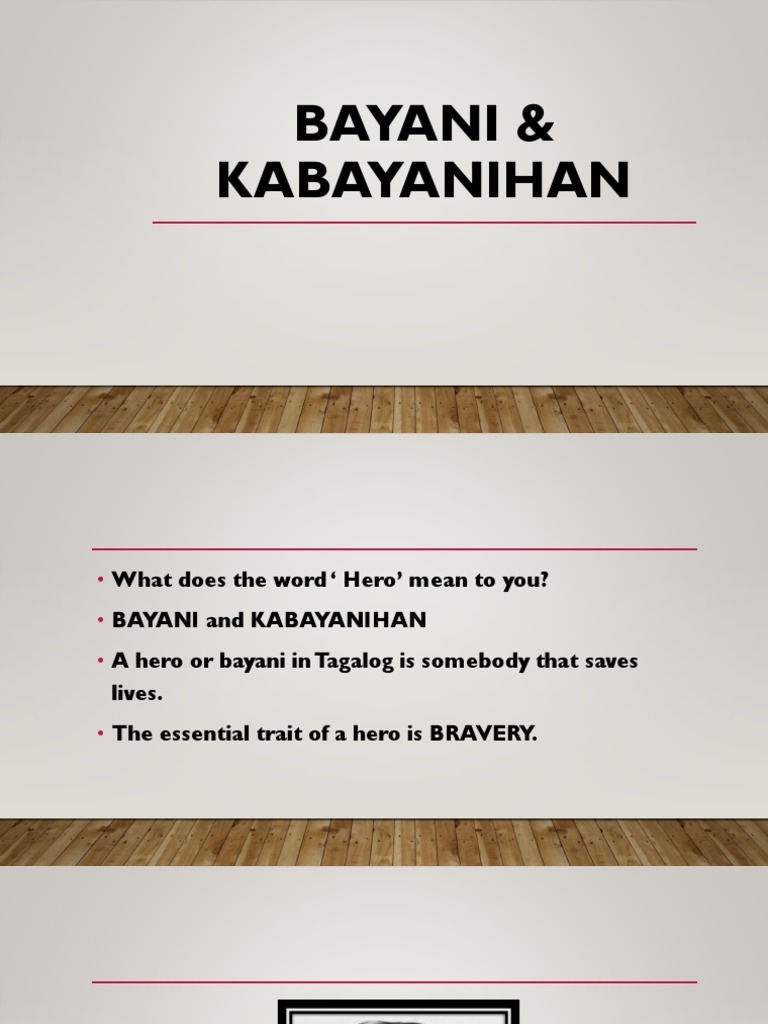 Chapter 3 - Bayani & Kabayanihan | PDF