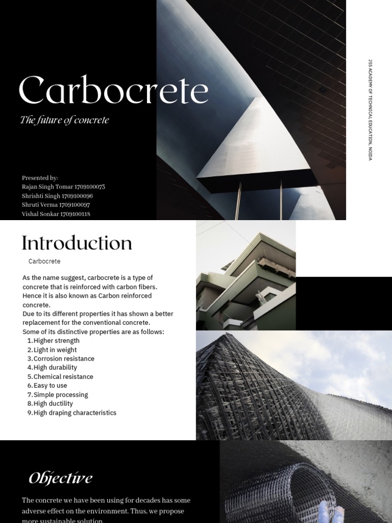 Carbocrete: The Future of Concrete | PDF | Fibers | Concrete