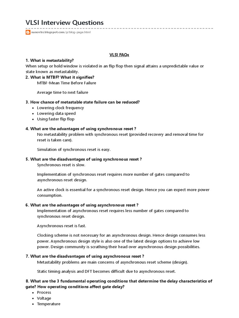 Vlsi Questions PDF | PDF | Cmos | Logic Gate