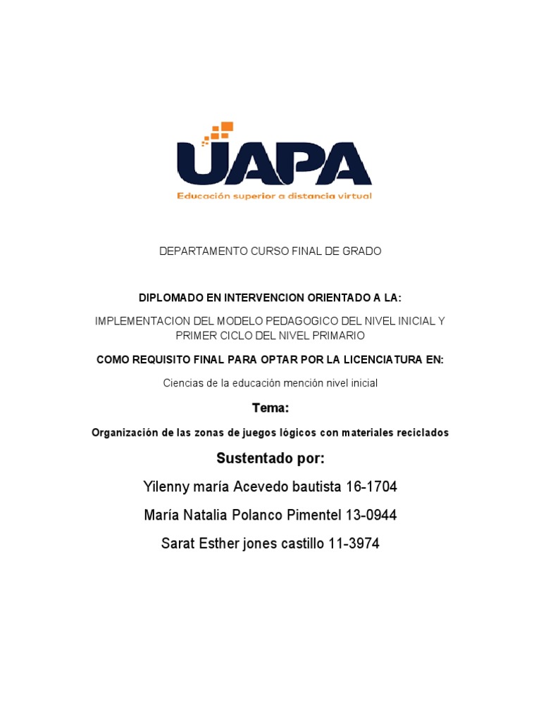 Modulo 1 Uapa | PDF | Aprendiendo estilos | Aprendizaje
