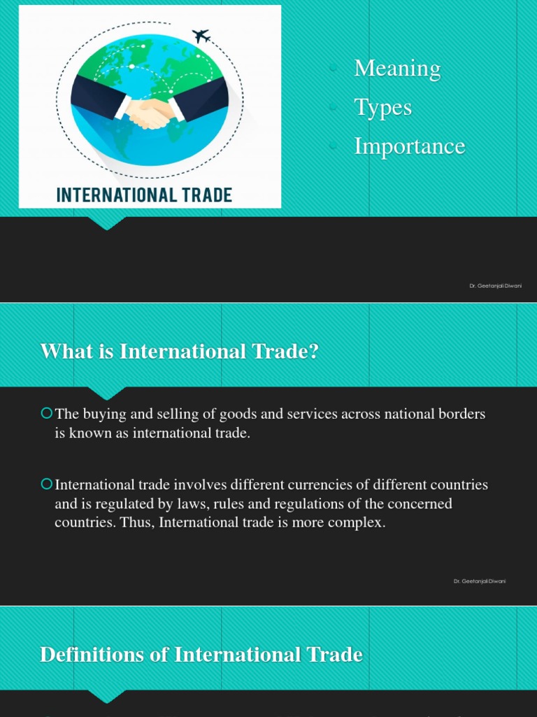 International Trade | PDF | International Trade | Trade
