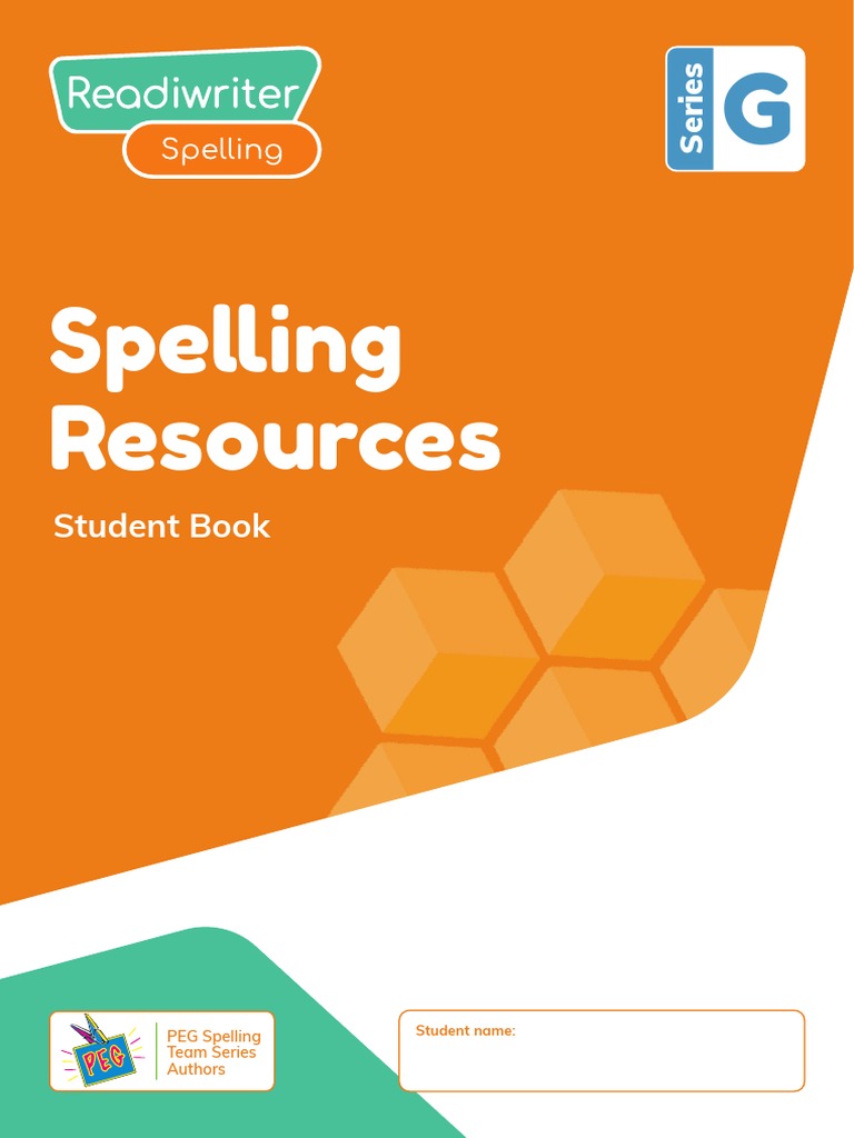 Spelling Resources: Student Book | PDF | Spelling | Linguistics
