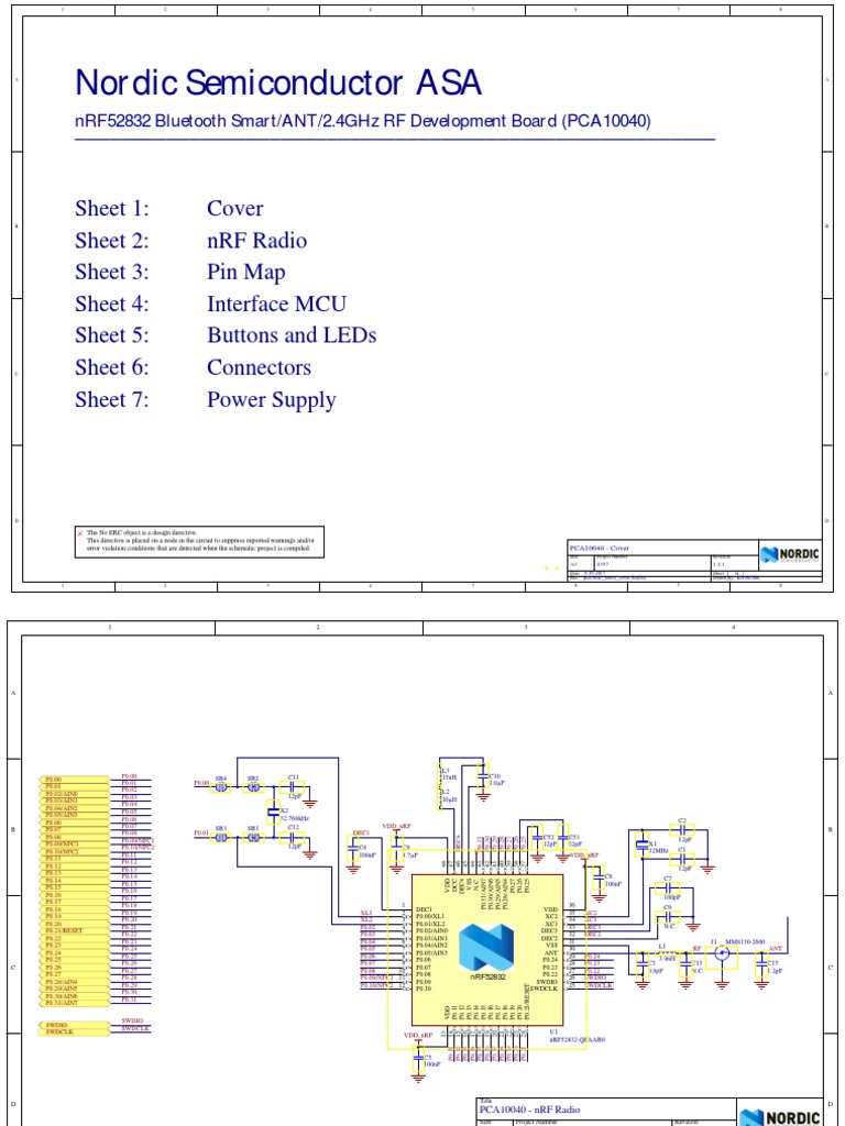 PCA10040 Schematic and PCB PDF | PDF | Electronics | Electrical Engineering