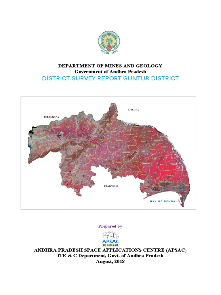 Guntur District Survey Report | PDF | Geographic Information System | Rain