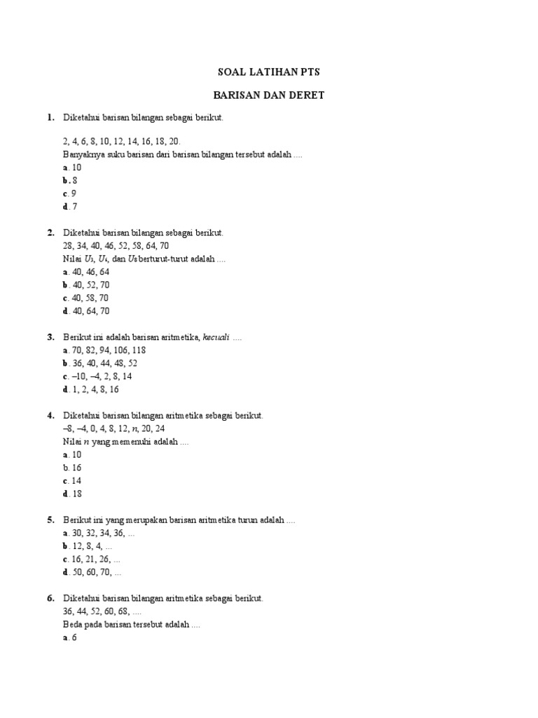 SOAL LATIHAN PTS Kelas 9 | PDF