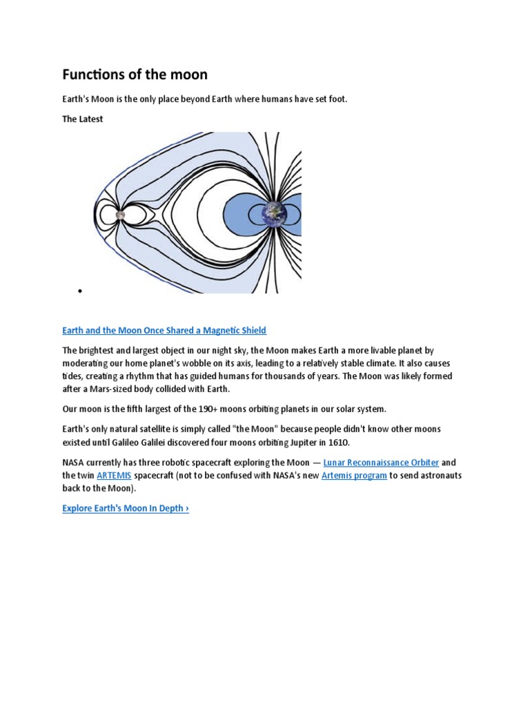 Functions of The Moon | PDF