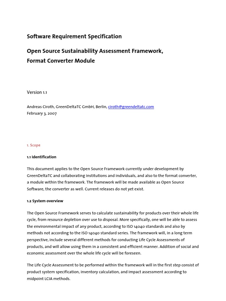 SRS Virtual Class System | PDF | Life Cycle Assessment | Specification ...