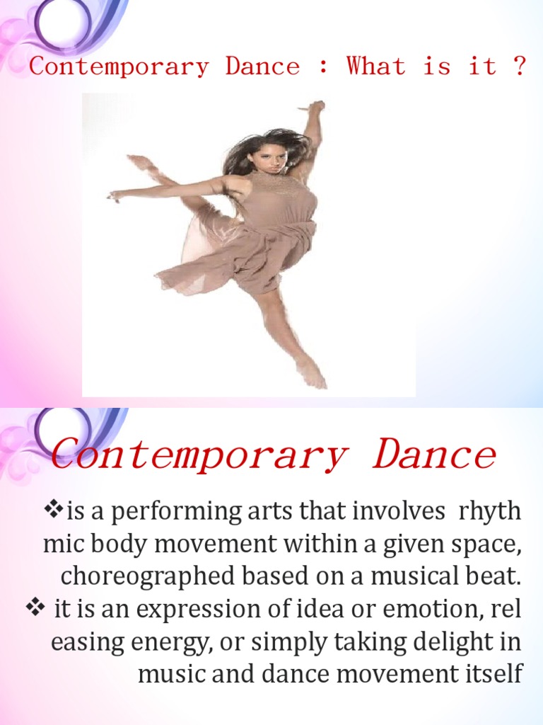 Contemporary Dance: What Is It ? | PDF