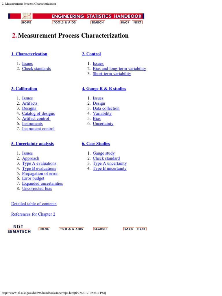 NIST Handbook PDF | PDF | Calibration | Accuracy And Precision