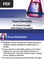 Electrolytes and Trace Elements Overview | PDF | Vitamin | Iron