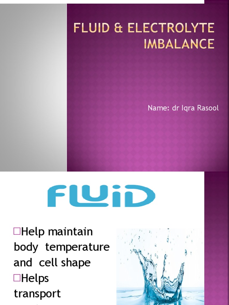 Name: DR Iqra Rasool | PDF | Dehydration | Diseases And Disorders