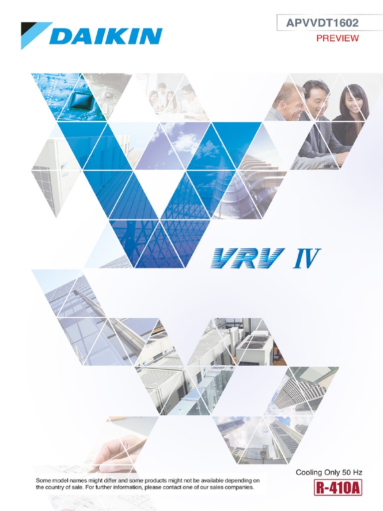 Daikin VRV IV | PDF | Air Conditioning | Heat Exchanger