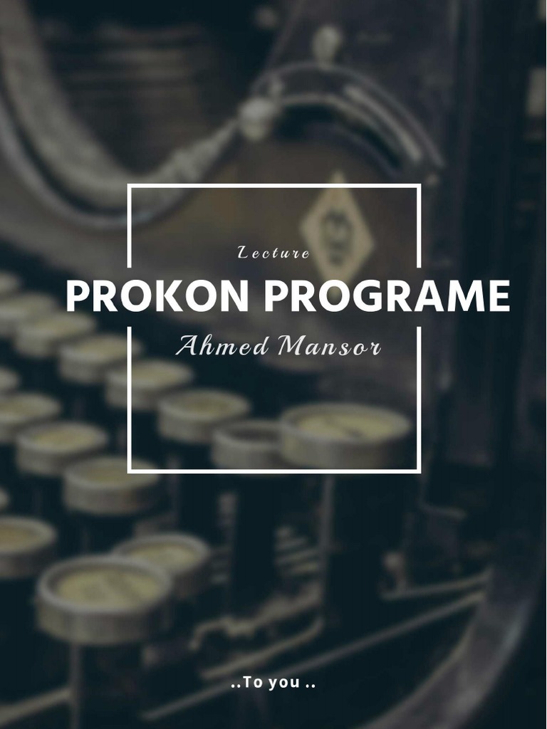 Prokon | PDF