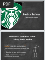 Barista Training Program Guide | PDF | Starbucks | Coffee