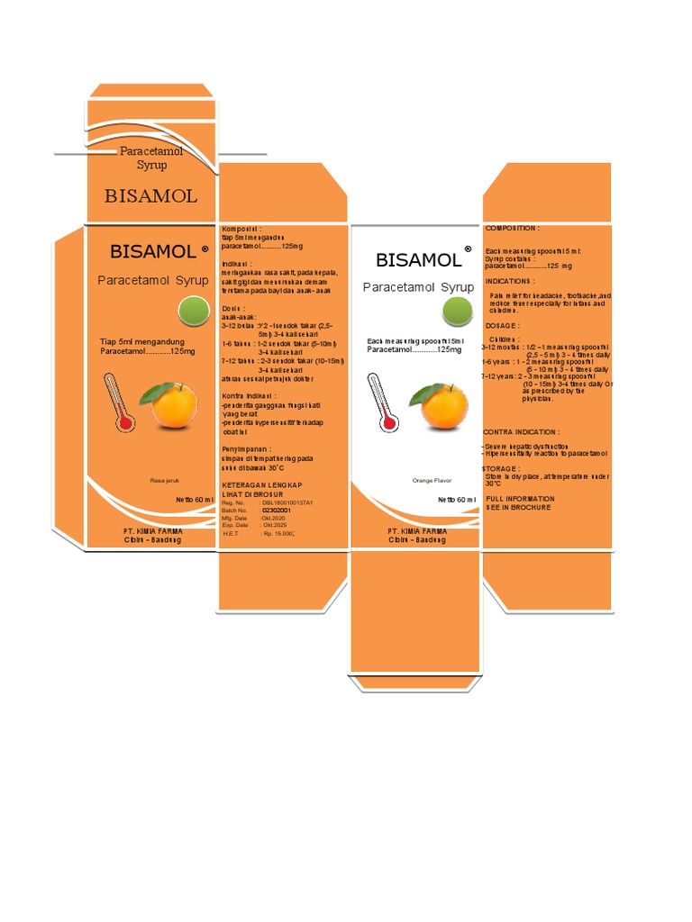 Contoh Kemasan Sirup | PDF