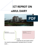 Amul Organisation Structure | PDF | Milk | Cooperative