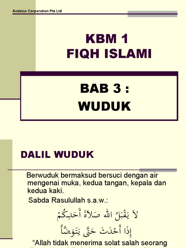 Wuduk Dan Solat | PDF