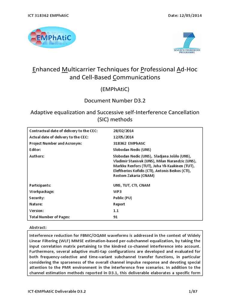 Art 4308 | PDF | Equalization (Audio) | Filter (Signal Processing)