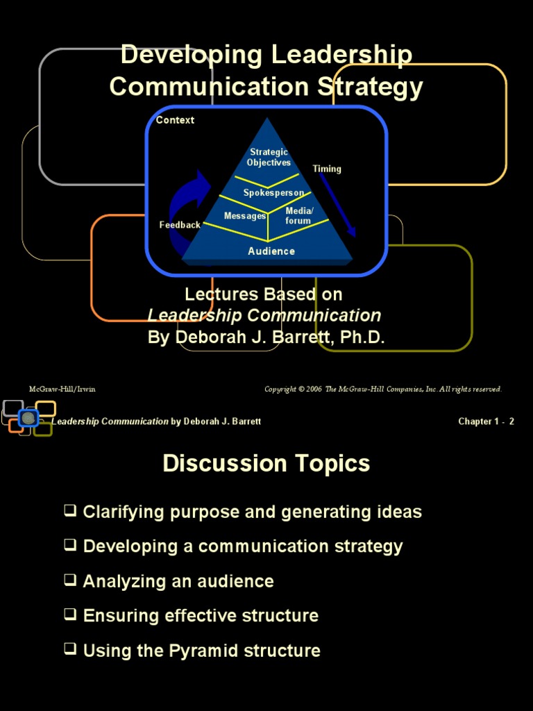 Developing Leadership Communication Strategy: Lectures Based On by ...