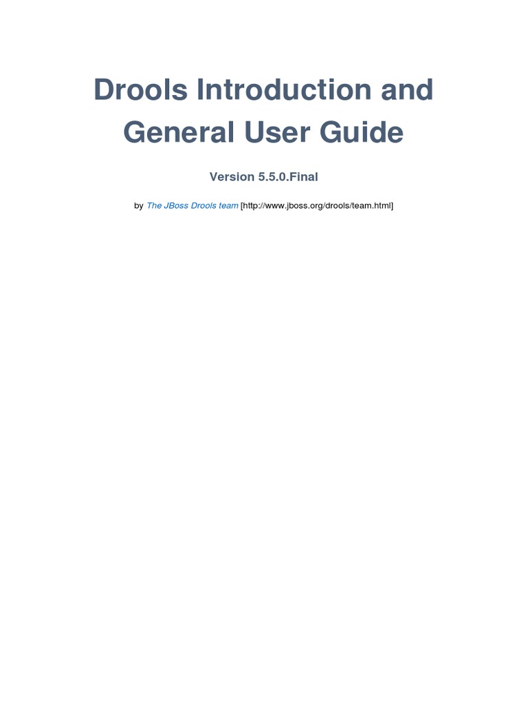 JBoss Drools Introduction | PDF | Eclipse (Software) | Application Programming Interface