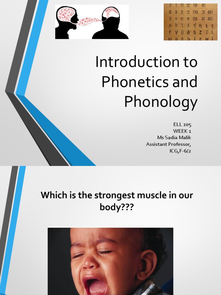Phonetics PPT Week 1 | PDF | Phonology | Phoneme