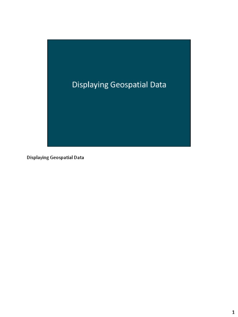 Lecture Notes - 2 | PDF | Cartography | Map