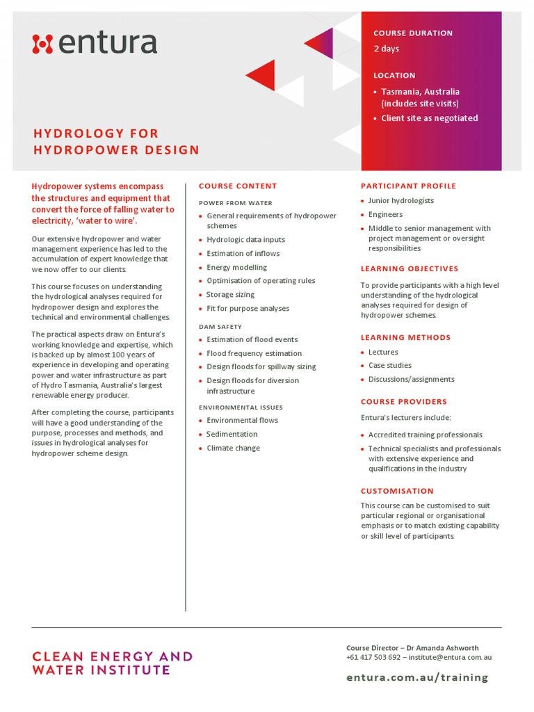 Hydrology For Hydropower Design | PDF | Hydroelectricity | Hydrology