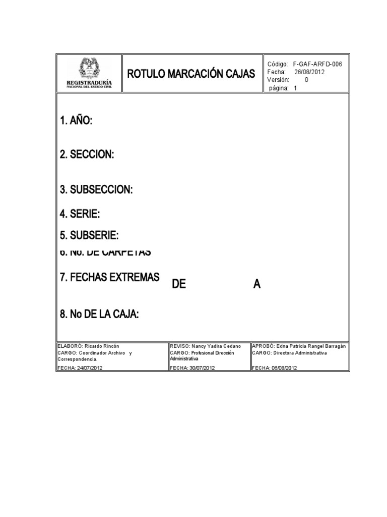 Rotulación de Cajas: Guía de Marcación | PDF | Negocios