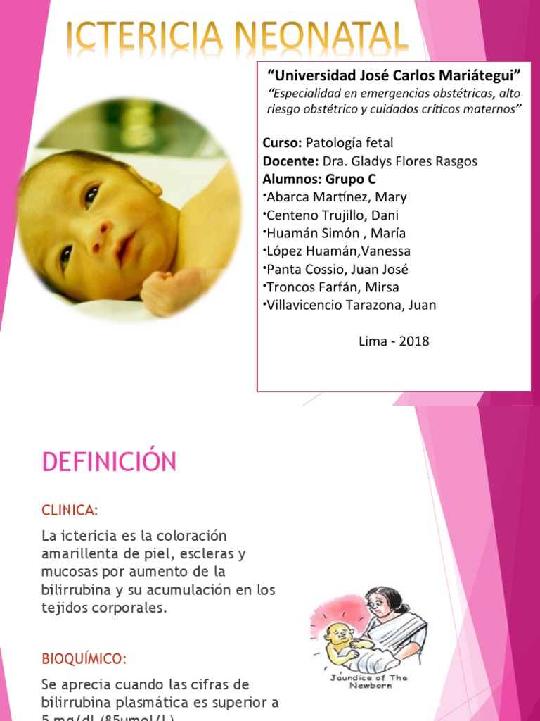 Ictericia Neonatal | PDF | Especialidades Medicas | Medicina CLINICA