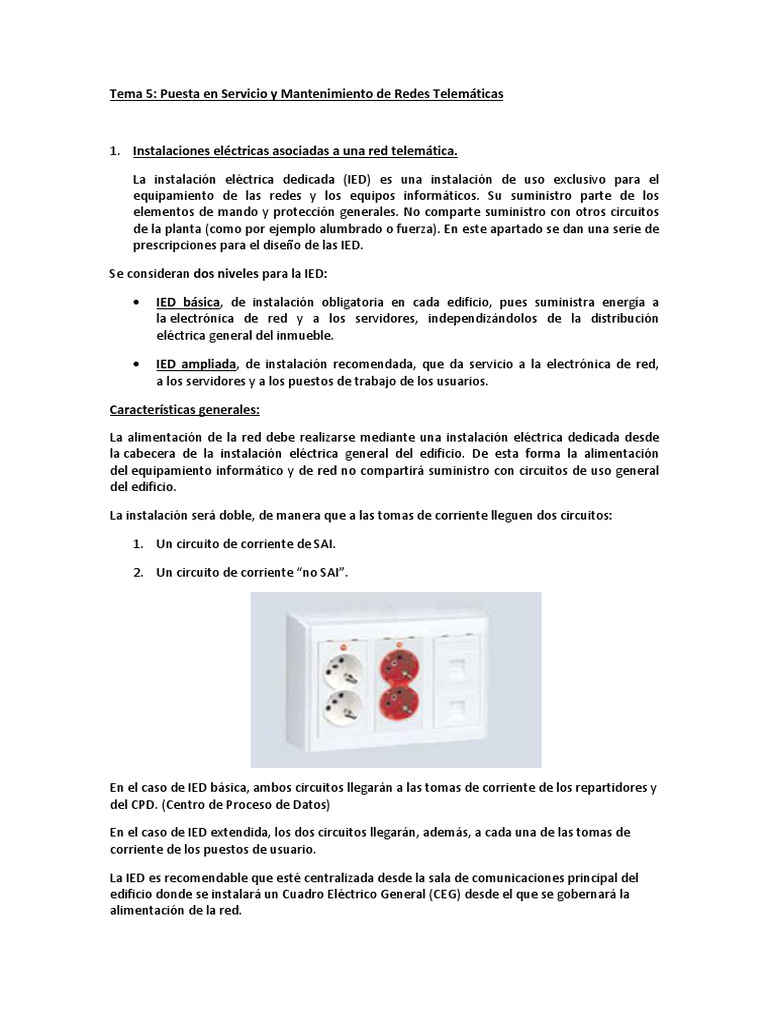 Tema 5 Redes | PDF | Protocolos de internet | Red de computadoras
