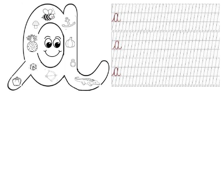 Litera A Mic de Mana | PDF