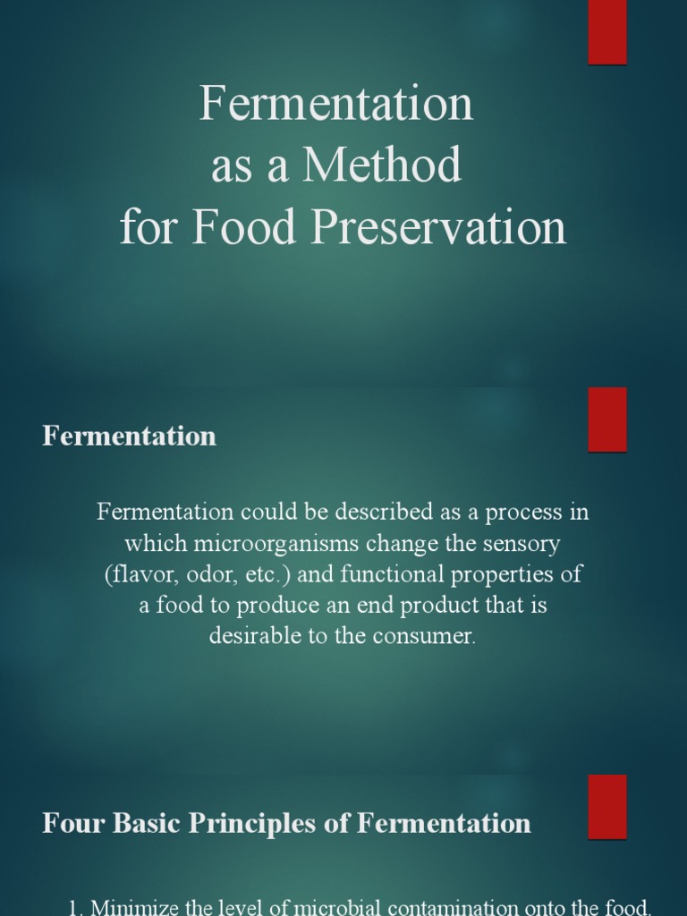 Chapter 9 - Fermentation As A Method For Food Preservation (Balisalisa ...
