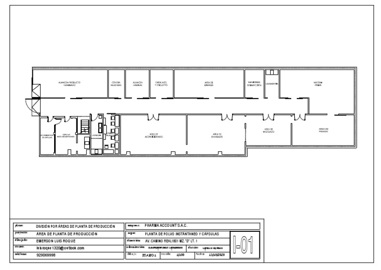 Plano de Planta de Producción | PDF