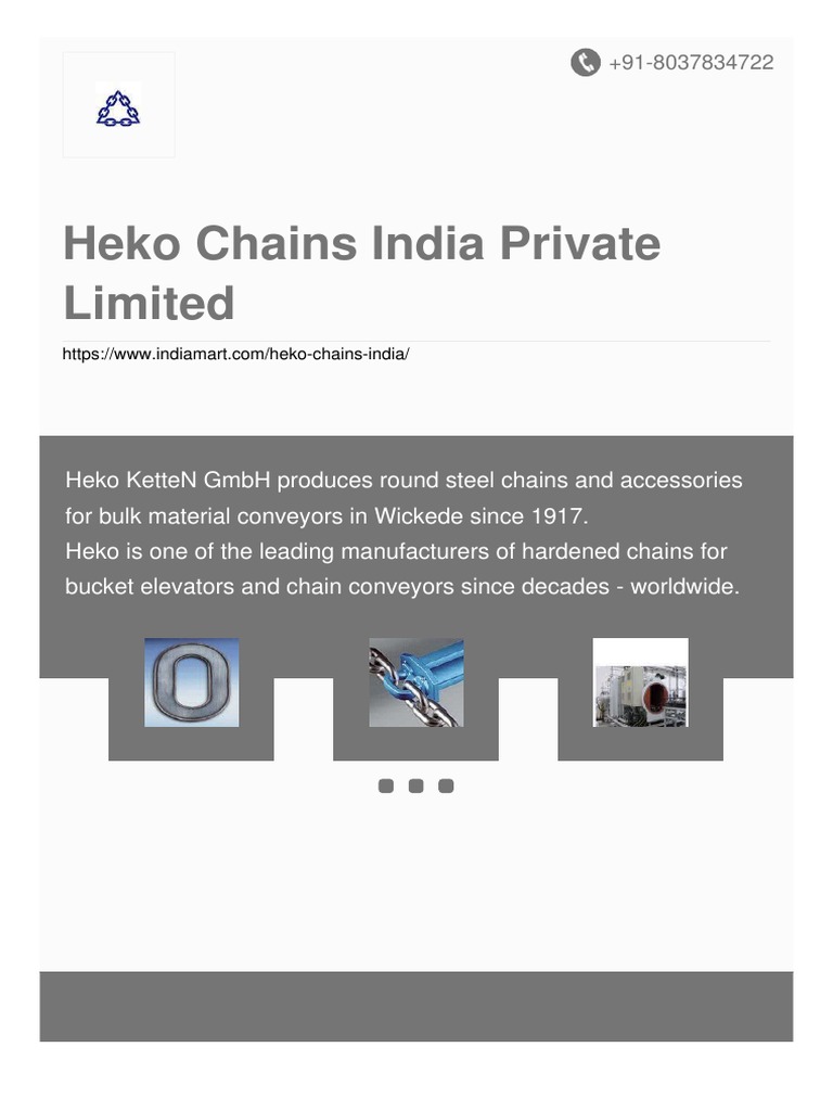 Heko Chains India Private Limited | PDF