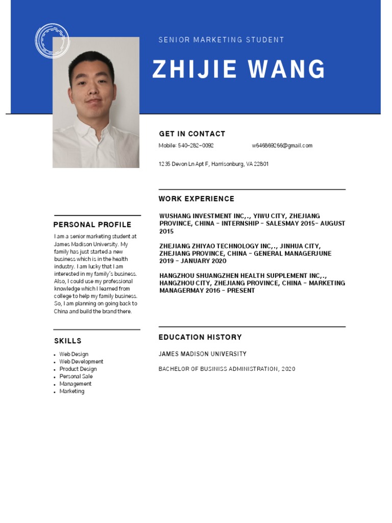 Marketing Student's Career Path | PDF