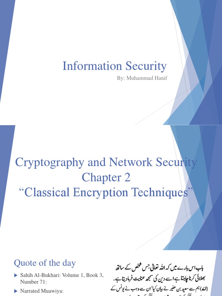 Classical Encryption Techniques: An Overview of Symmetric Encryption, Cryptanalysis, and the ...