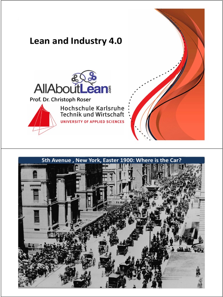 Lean and Industry 4.0: Prof. Dr. Christoph Roser Prof. Dr. Christoph Roser | PDF | Lean ...