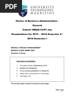 Ipjugaad - Bba 6th Sem Project Management Paper 2023 | PDF