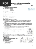 Présentation du siège en obstétrique | PDF | Accouchement | Grossesse ...