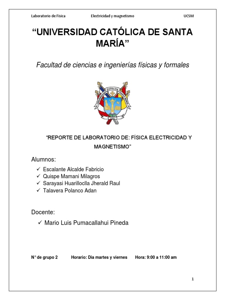 Practica N°11 Ley de faraday pdf | PDF | Electricidad | Corriente eléctrica