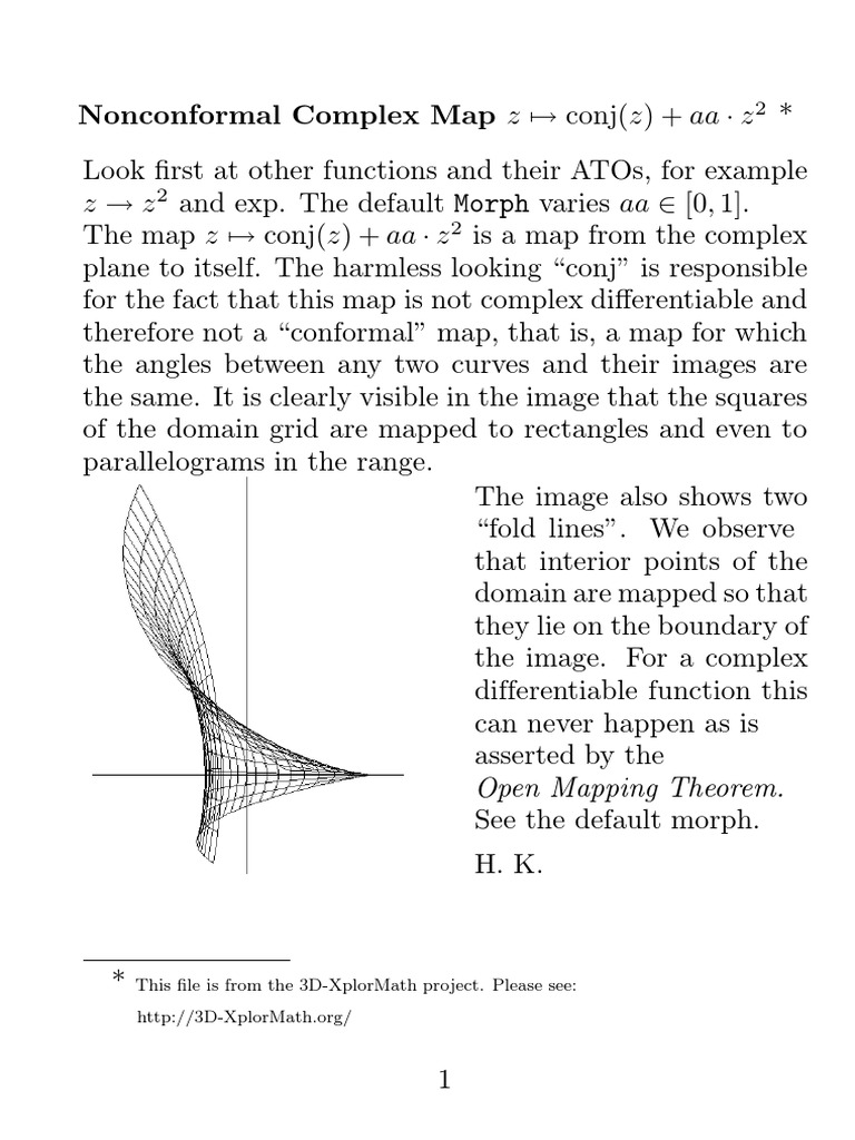 Nonconformal Complex Mapping Analysis | PDF