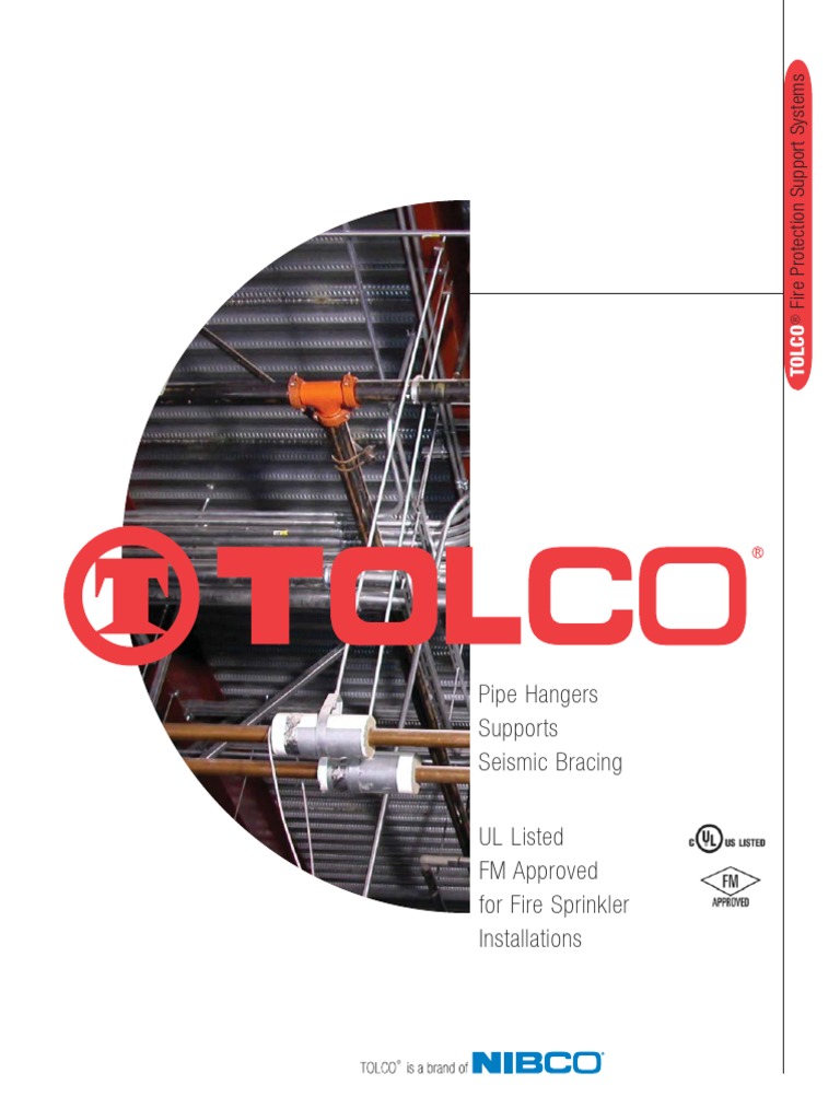 Tolco - Pipe Hangers Supports Seismic Bracing PDF | PDF | Pipe (Fluid ...