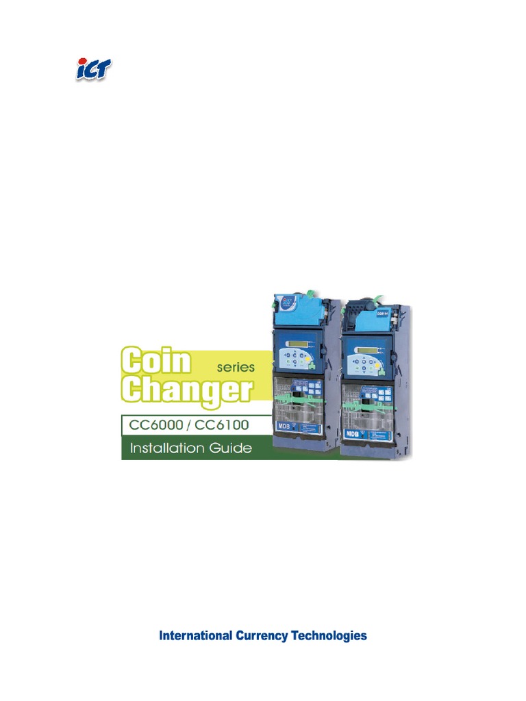 CC6100 Installation Guide - EN - 20140226 | PDF | Cash | Vending Machine