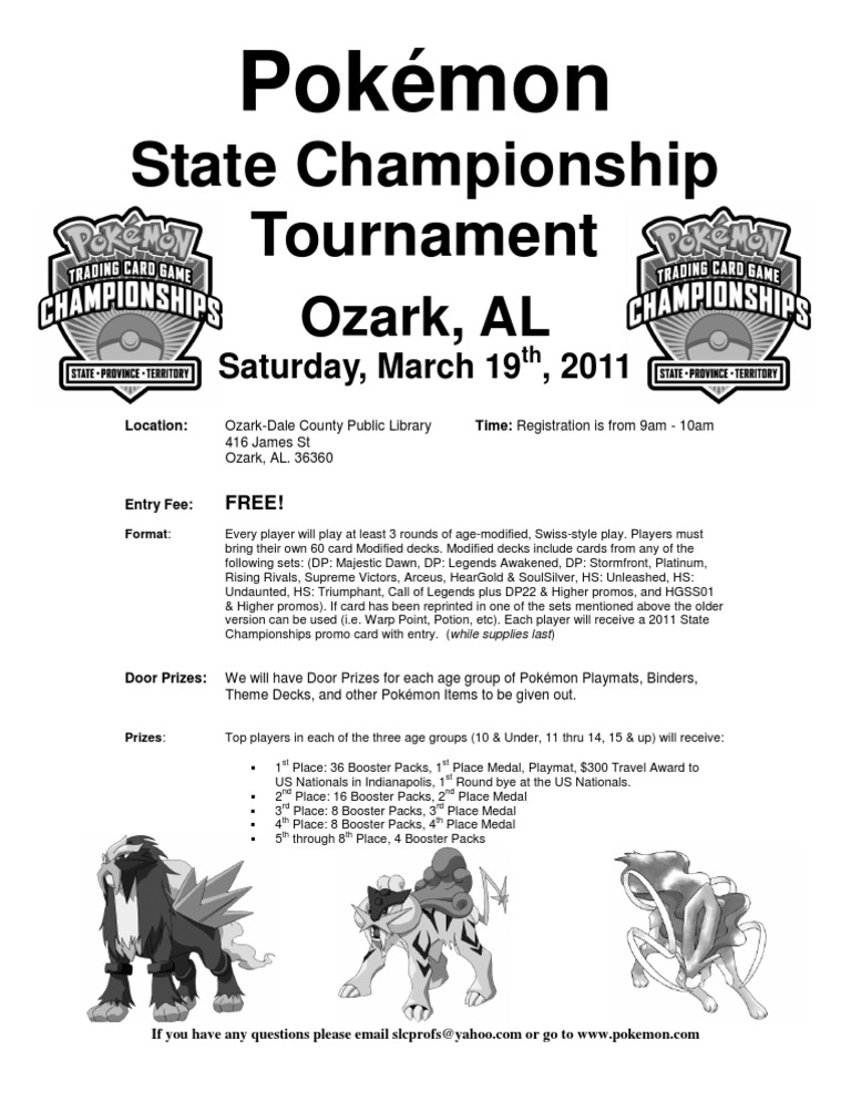 2011 AL State Championship Flyer | PDF