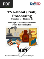 SHS Grade 11 - TVL Food Processing | PDF | Curing (Food Preservation ...