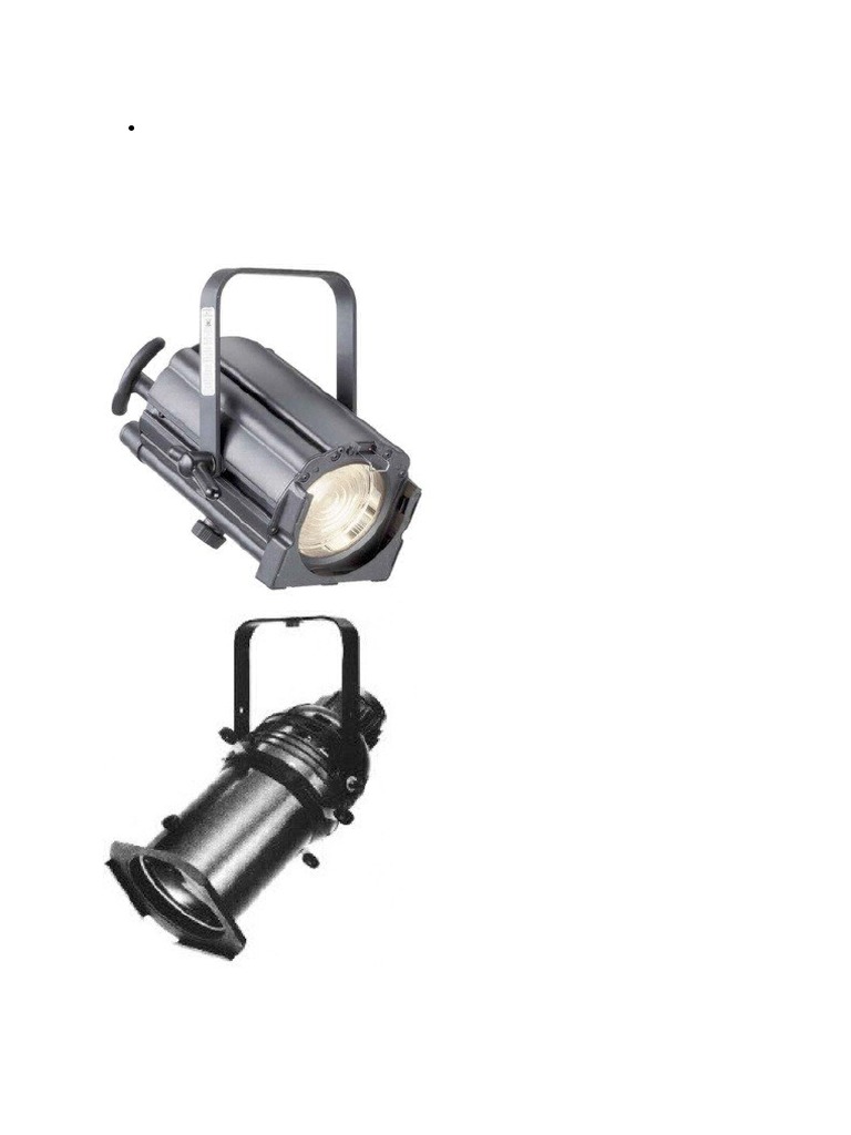 Types of Stage Lights and Equipment | PDF
