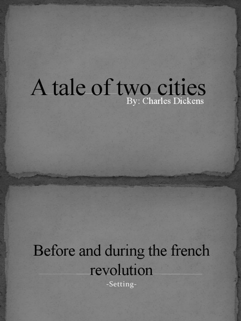 A Tale of Two Cities Book Report | PDF | A Tale Of Two Cities | Charles ...