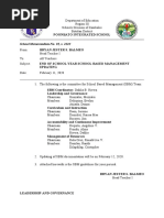 SBM PASBE Artifacts Finalized | PDF | Educational Assessment | Evaluation