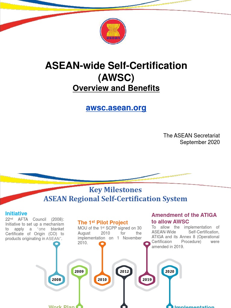 ASEAN Self-Certification Guide | PDF | Asean Free Trade Area | Policy